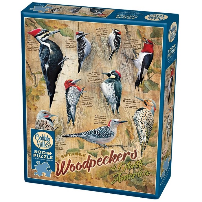 Cobble Hill Puzzel 500st Woodpeckers